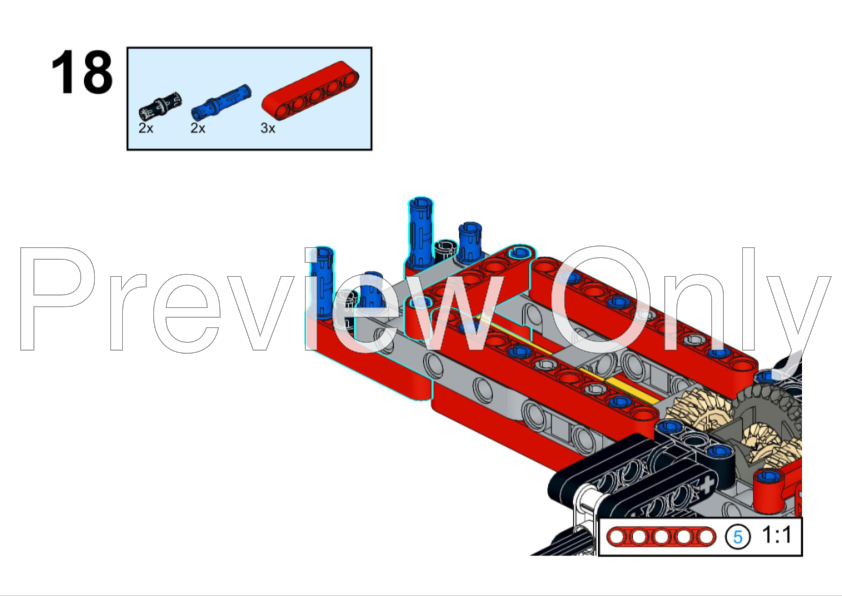 Lego Moc Farmall 656 Ls By Technicmodlr Rebrickable Build With Lego