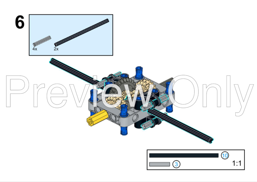 LEGO MOC Farmall 656 by TechnicModlr | Rebrickable - Build with LEGO