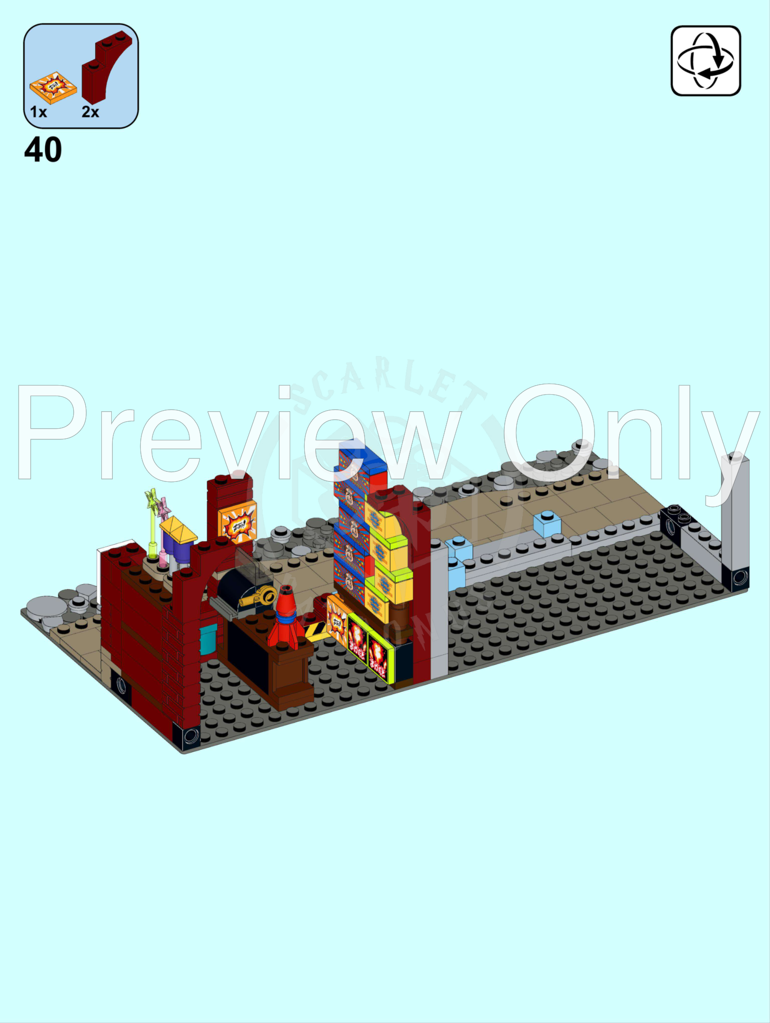 LEGO MOC Globus Mundi Travel Agents and Dr Filibuster's Fireworks ...