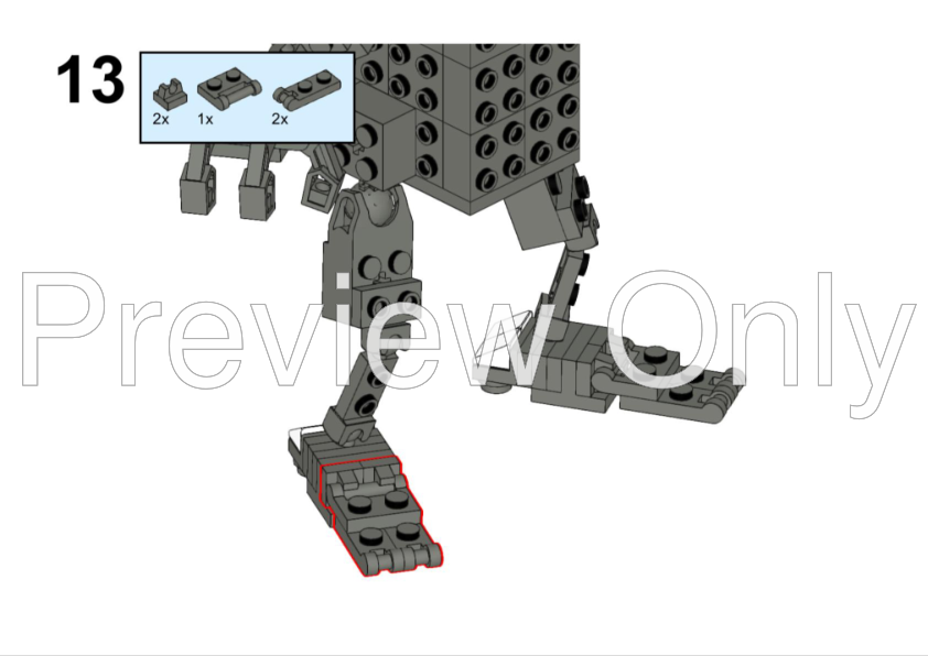 Lego Moc Big Bunny Robot By Bricksquirrel Rebrickable Build With Lego