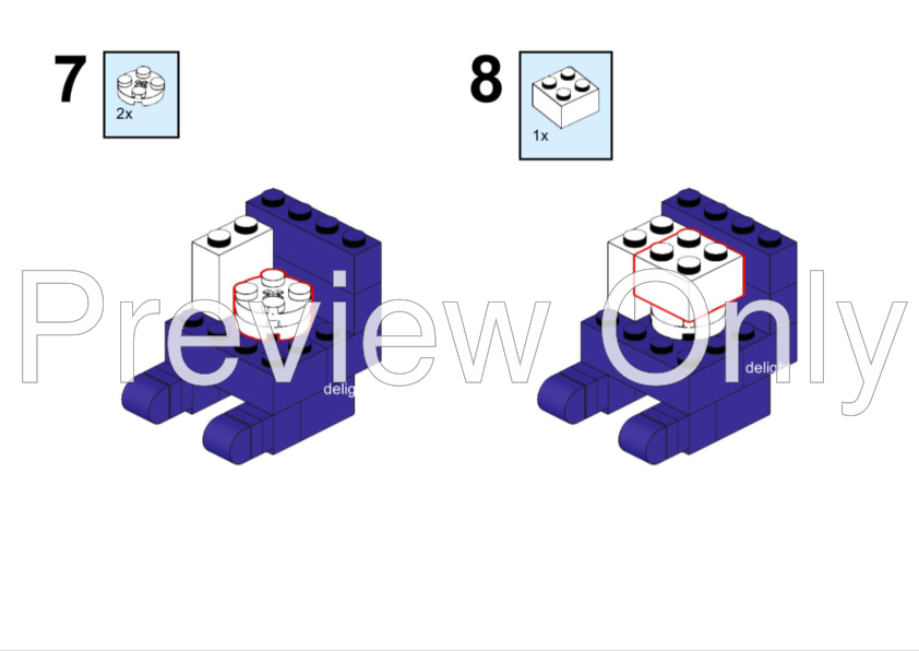 LEGO MOC Grimace (Mcdonald) by delight_moc | Rebrickable - Build with LEGO