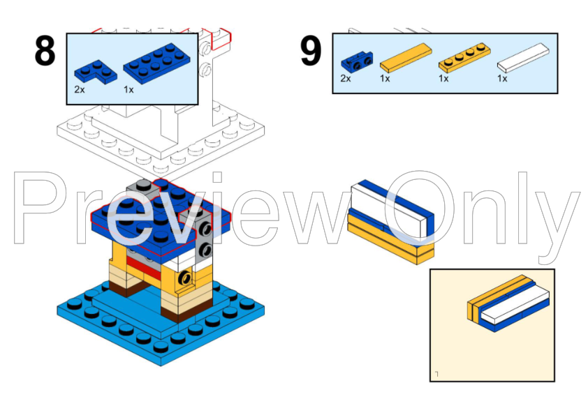 LEGO MOC Nami - One Piece Brickheadz by AnimeBricks4 | Rebrickable ...