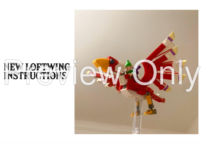 LEGO MOC Link's Crimson Loftwing from Skyward Sword by octane ...