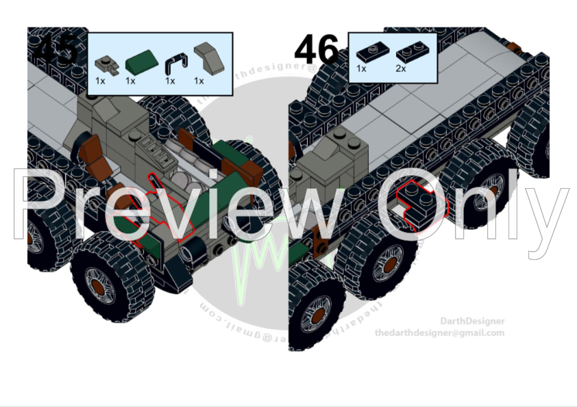 LEGO MOC BOXER | 8x8 APC - 1:35 Scale by DarthDesigner | Rebrickable ...