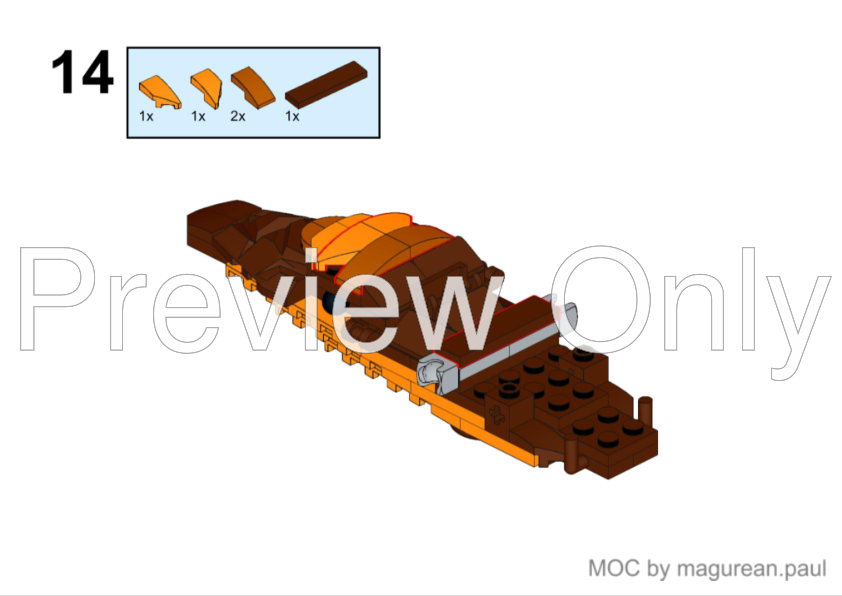LEGO MOC Zerg Drone by magurean.paul | Rebrickable - Build with LEGO