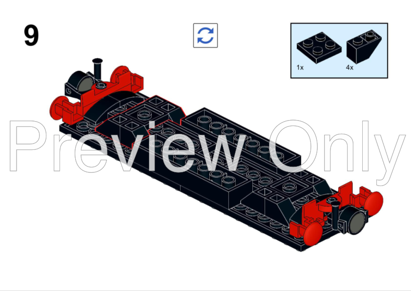 LEGO MOC Mail Wagon for 7715 by P3rlE | Rebrickable - Build with LEGO