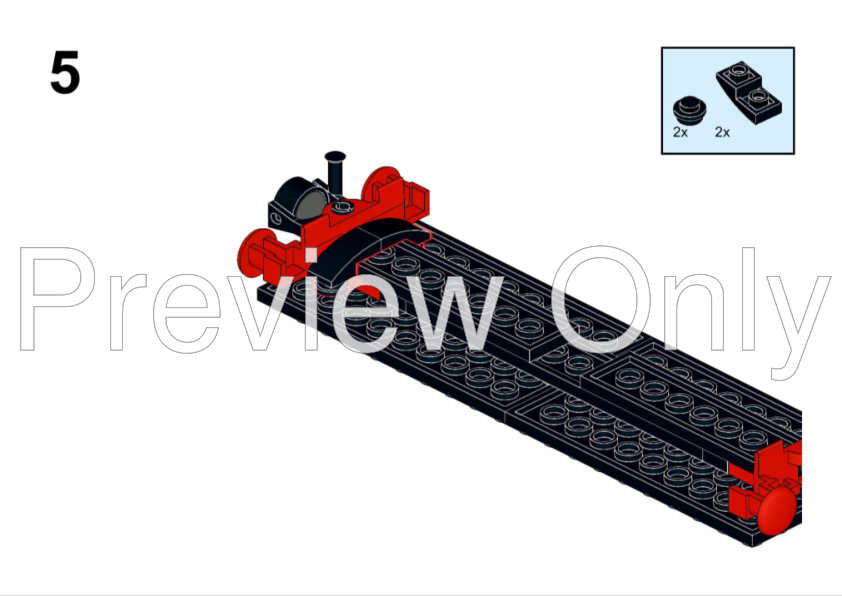 LEGO MOC Mail Wagon for 7715 by P3rlE | Rebrickable - Build with LEGO