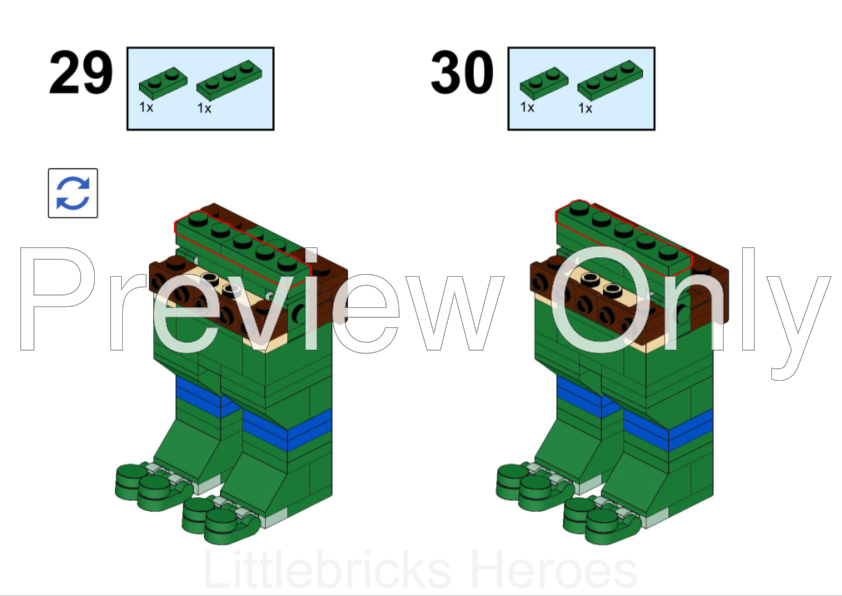 LEGO MOC Leonardo Lego Figure by LittlebricksHeroes | Rebrickable ...