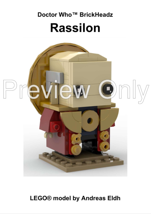 LEGO MOC Doctor Who: Rassilon by Andreas_Eldh | Rebrickable - Build ...