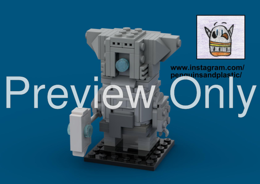 LEGO MOC Risk of Rain 2- Mithrix Brickheadz by Penguins and plastic ...