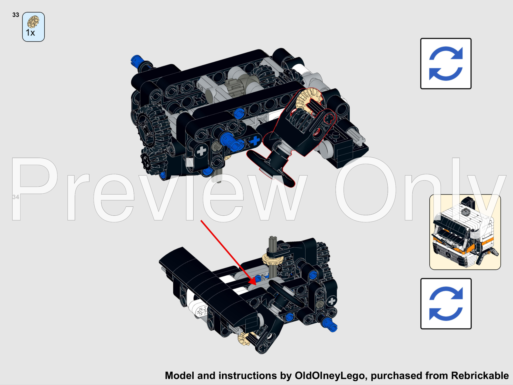 LEGO MOC Mercedes-Benz SK 2226 box truck with tail gate by OldOlneyLego ...