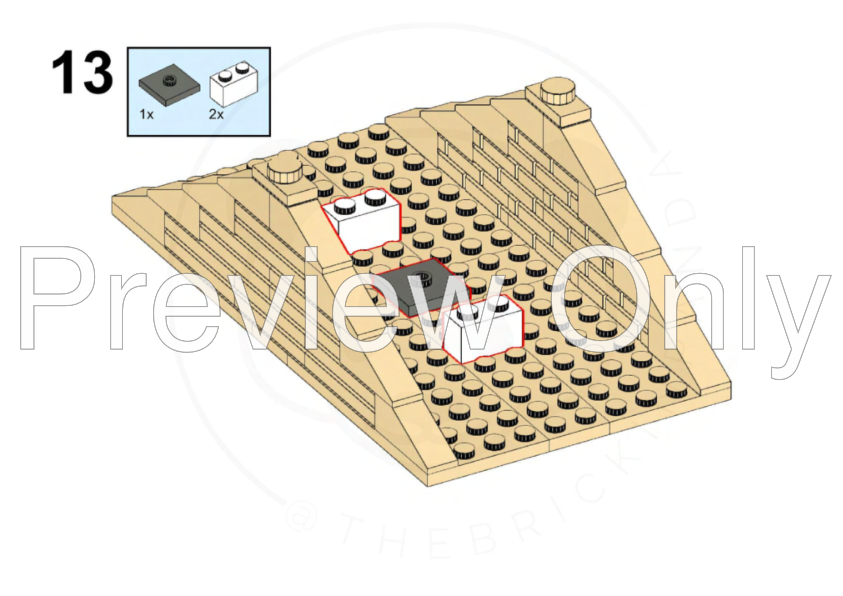 LEGO MOC Italian Terracotta Roof by Thebrickinpanda | Rebrickable ...