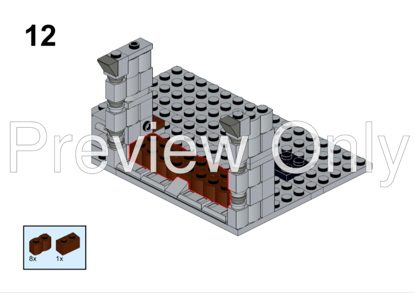 Lego Moc Medieval Tavern By Huebre Rebrickable Build With Lego