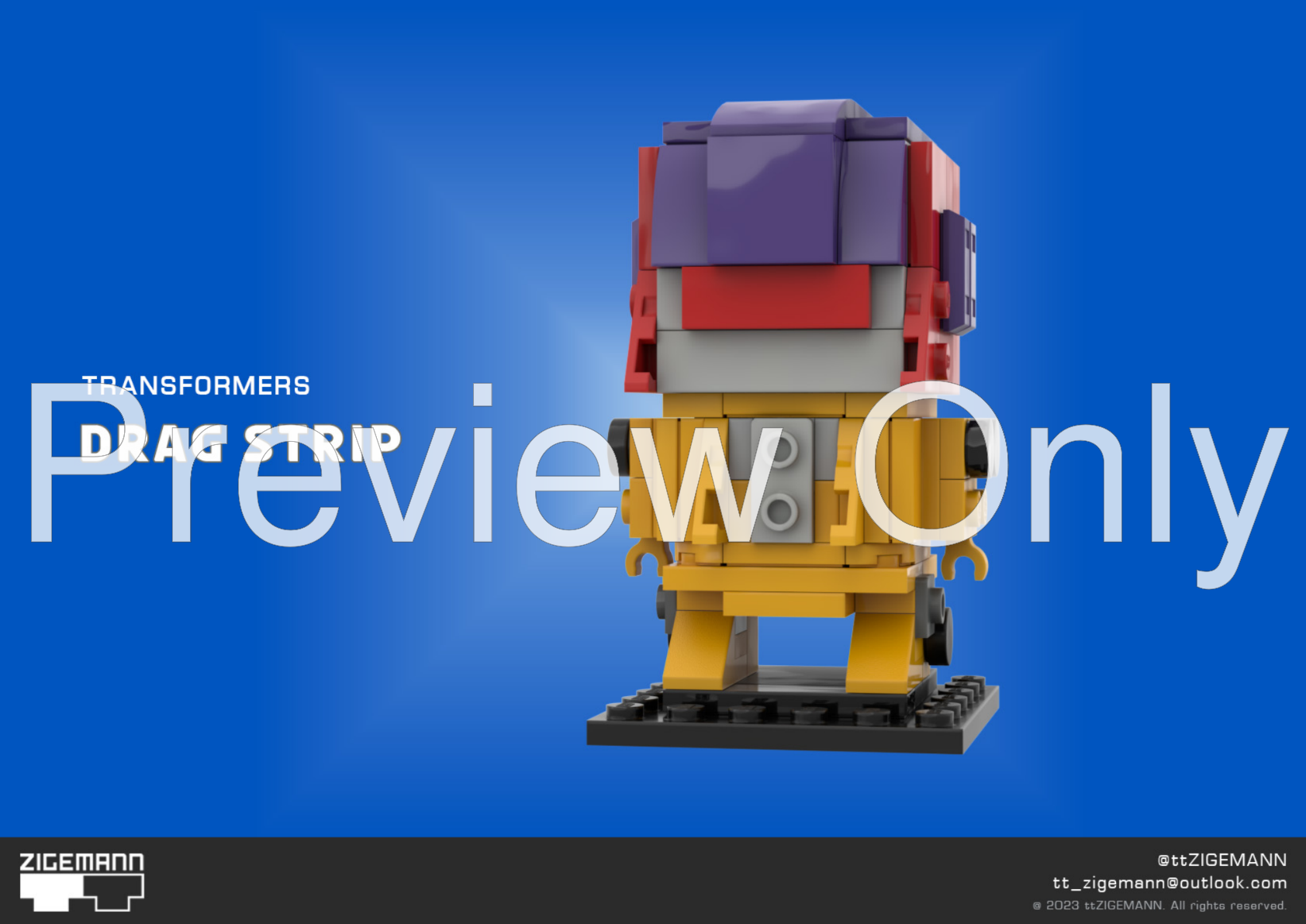 LEGO MOC Drag strip Stunticons by ttZIGEMANN | Rebrickable - Build with ...