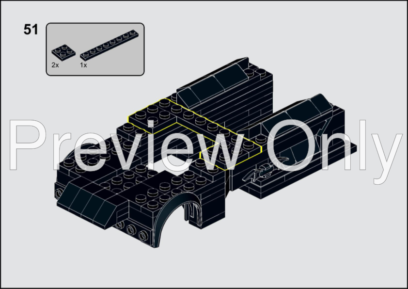 LEGO MOC Batmobile Funny Car by besbasdesign | Rebrickable - Build with ...