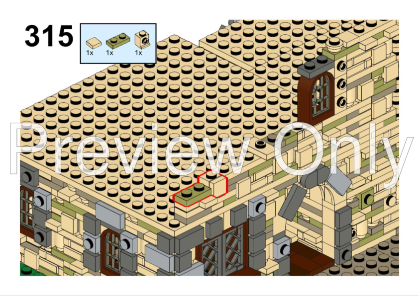 LEGO MOC Old Italian house by legoprofi | Rebrickable - Build with LEGO