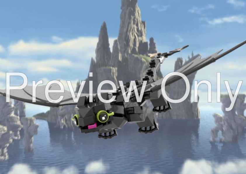 LEGO MOC Toothless!!! by Camobricktape | Rebrickable - Build with LEGO