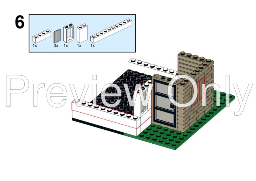 LEGO MOC MODERN HOUSE by findetkeinennamen | Rebrickable - Build with LEGO
