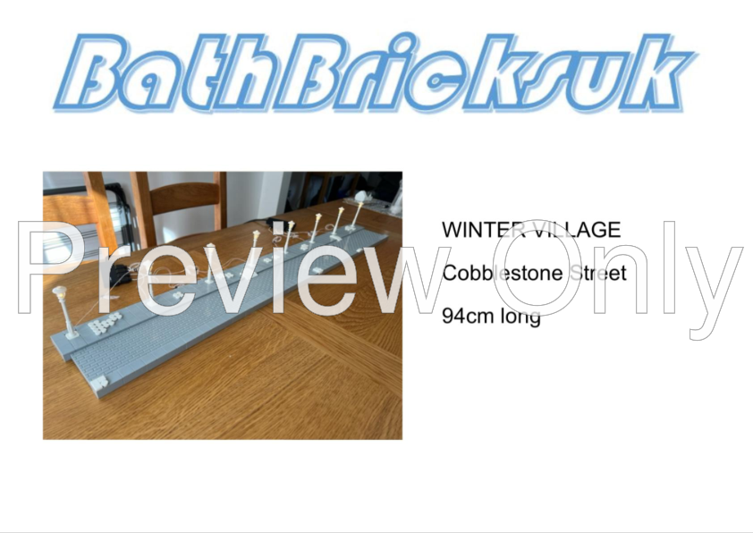 LEGO MOC WINTER VILLAGE 'Cobblestone Street' by Wilmottslego ...