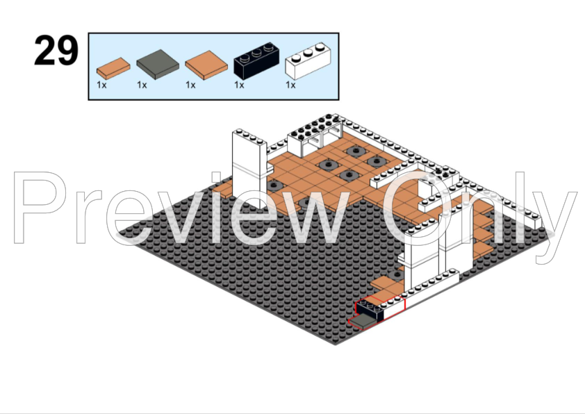 LEGO MOC Hairstyle by Deathrow666 | Rebrickable - Build with LEGO