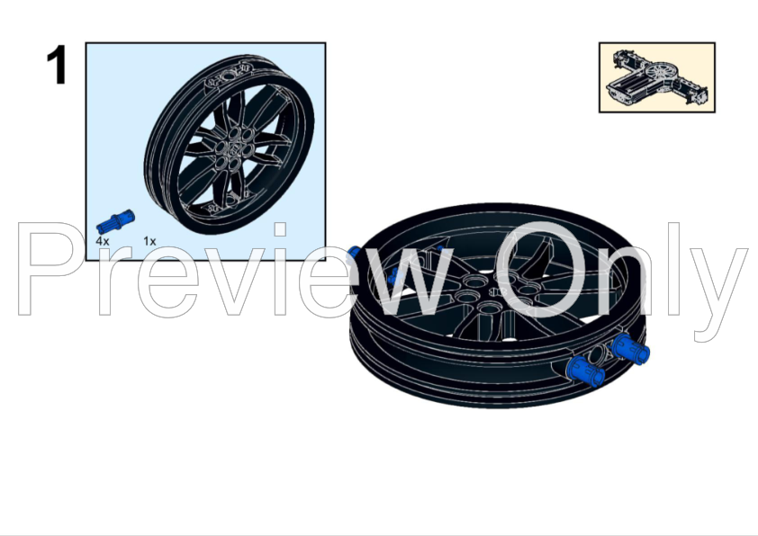 LEGO MOC steering wheel simulator by lego_xtremcar | Rebrickable ...