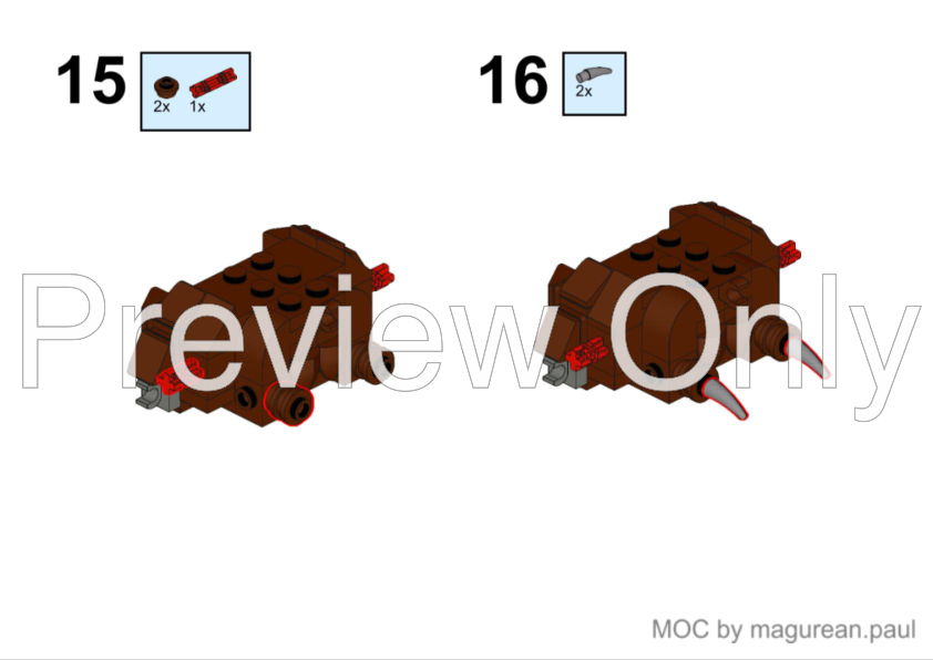 LEGO MOC Zerg Defiler by magurean.paul | Rebrickable - Build with LEGO