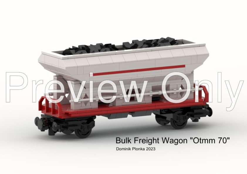 LEGO MOC Bulk Freight Wagon "Sersa Otmm 70" (8w) by copernicus508 ...