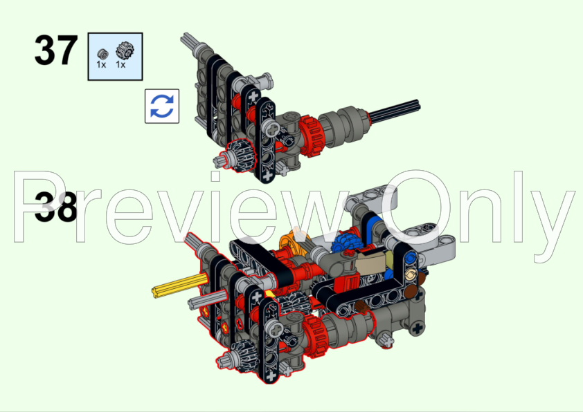LEGO MOC YAMAHA KODIAK ATV - 42110 B-MODEL by rybrickster | Rebrickable ...