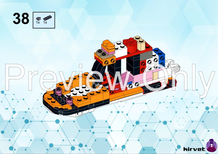 LEGO MOC 31129 Aerosled by Kirvet | Rebrickable - Build with LEGO