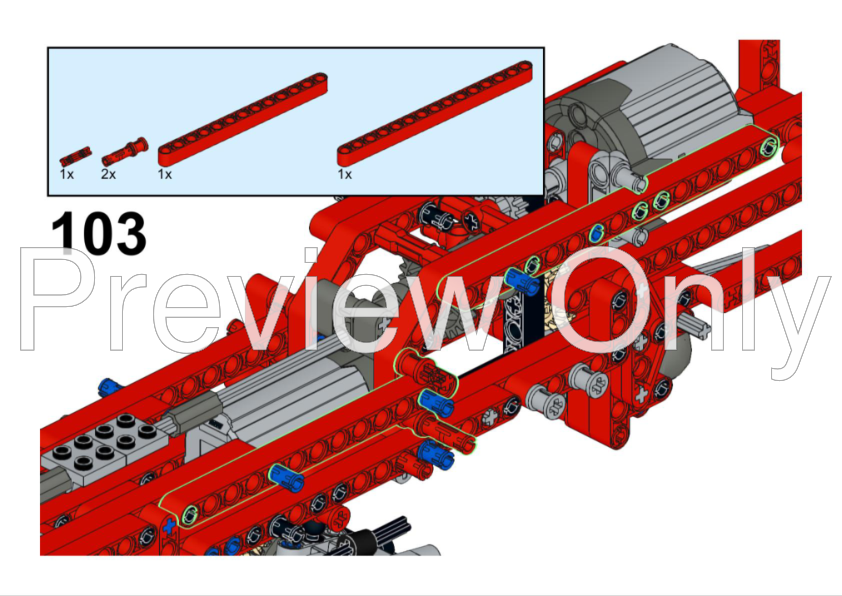 LEGO MOC Trial Truck ZIL 131 6x6 Mk2 Center Difflock by Ironmax ...