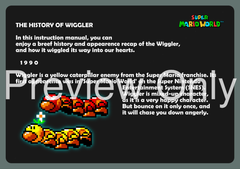 LEGO MOC Happy Wiggler - Posable Display Figure 02 - Super Mario Bros ...