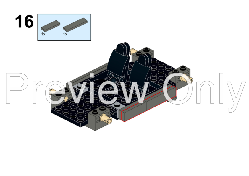 LEGO MOC Nissan Skyline GT-R R32 by C0NN3RY | Rebrickable - Build with LEGO