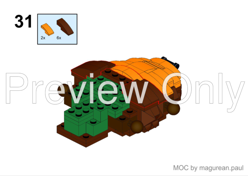 LEGO MOC Zerg Ultralisk by magurean.paul | Rebrickable - Build with LEGO