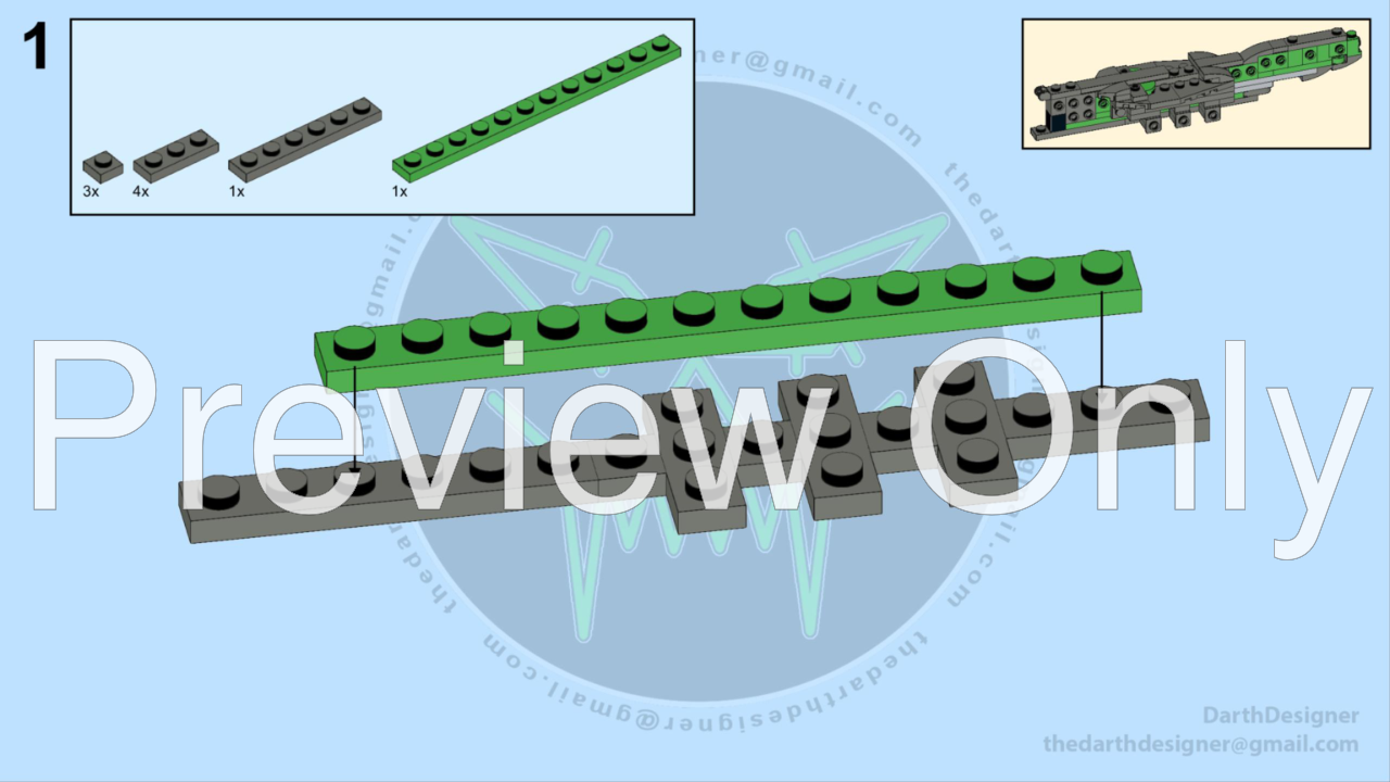 LEGO MOC Lockheed | C-5 GALAXY | Cargo - 1:300 Scale by DarthDesigner ...