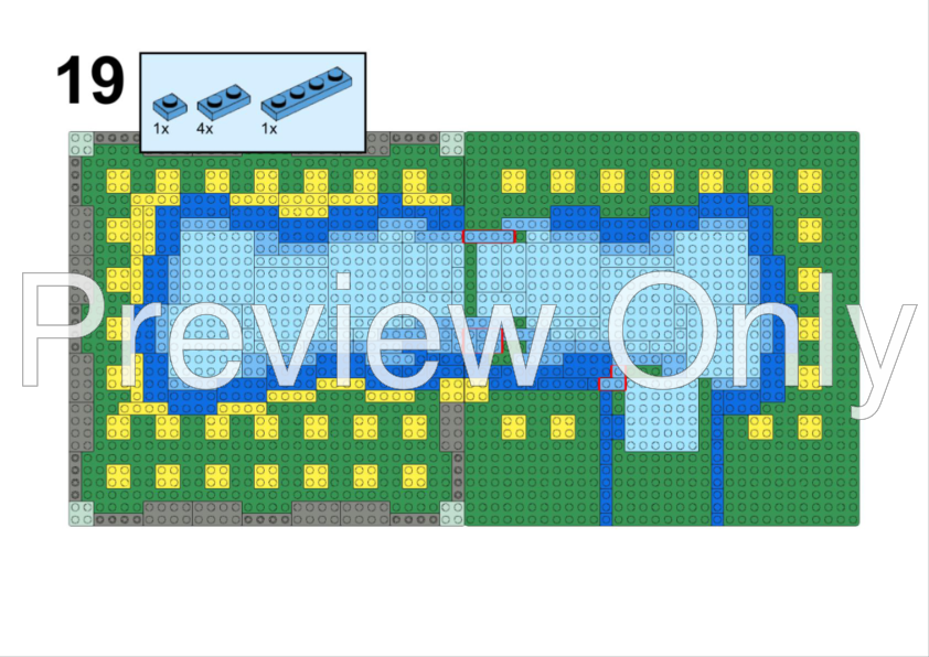 LEGO MOC Frozen Winter Lake - MILS Module by NCX BriX | Rebrickable ...