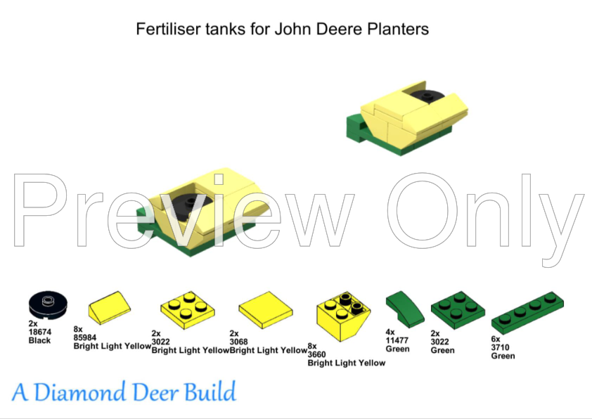 LEGO MOC John Deere planter pack - Linkage by diamond_deer ...