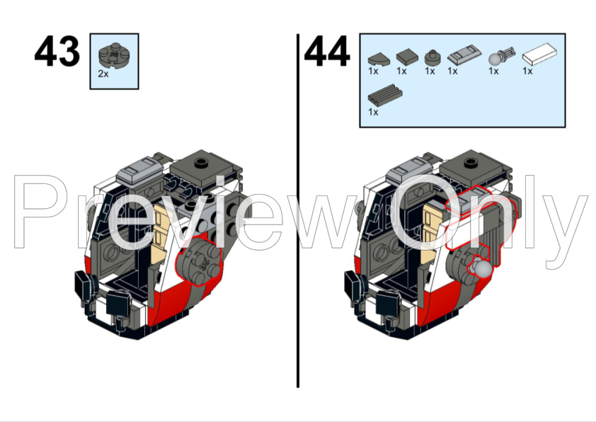 LEGO MOC Ronin Titan from Titanfall 2 by RabidFleaBuilds | Rebrickable ...