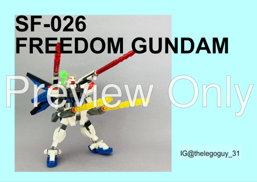 LEGO MOC SF-026 Freedom Gundam by TheLegoGuy31 | Rebrickable - Build with LEGO