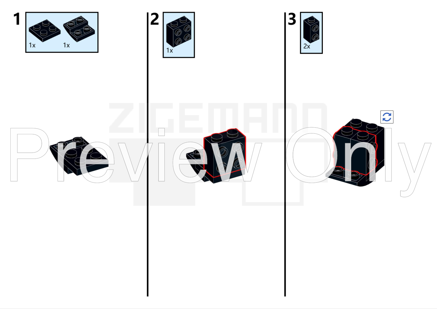 LEGO MOC Trypticon by ttZIGEMANN | Rebrickable - Build with LEGO