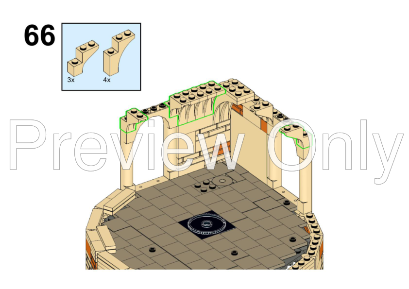 LEGO MOC Magic Castle Great Tower V2.0 by Brick_Sanchez | Rebrickable ...