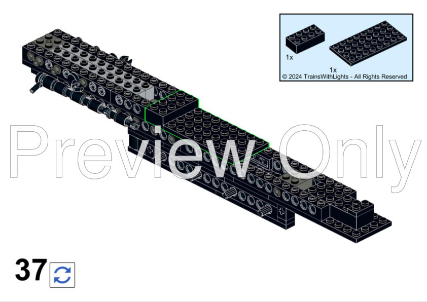 LEGO MOC Pere Marquette 1225 - Steam Locomotive and Coal Tender by ...
