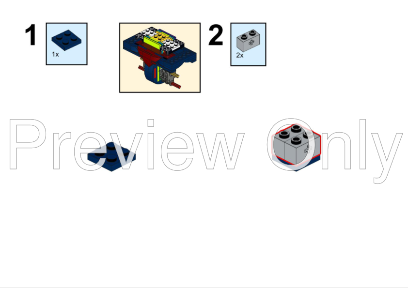 LEGO MOC Up-Scaled LEGO Minifigure Body - Captain Marvel by ZTBricks ...