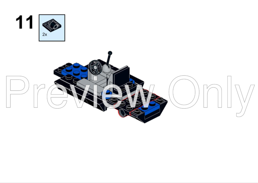 Lego Moc Built Tough Mustang Ii By Ibrickeditup Rebrickable Build