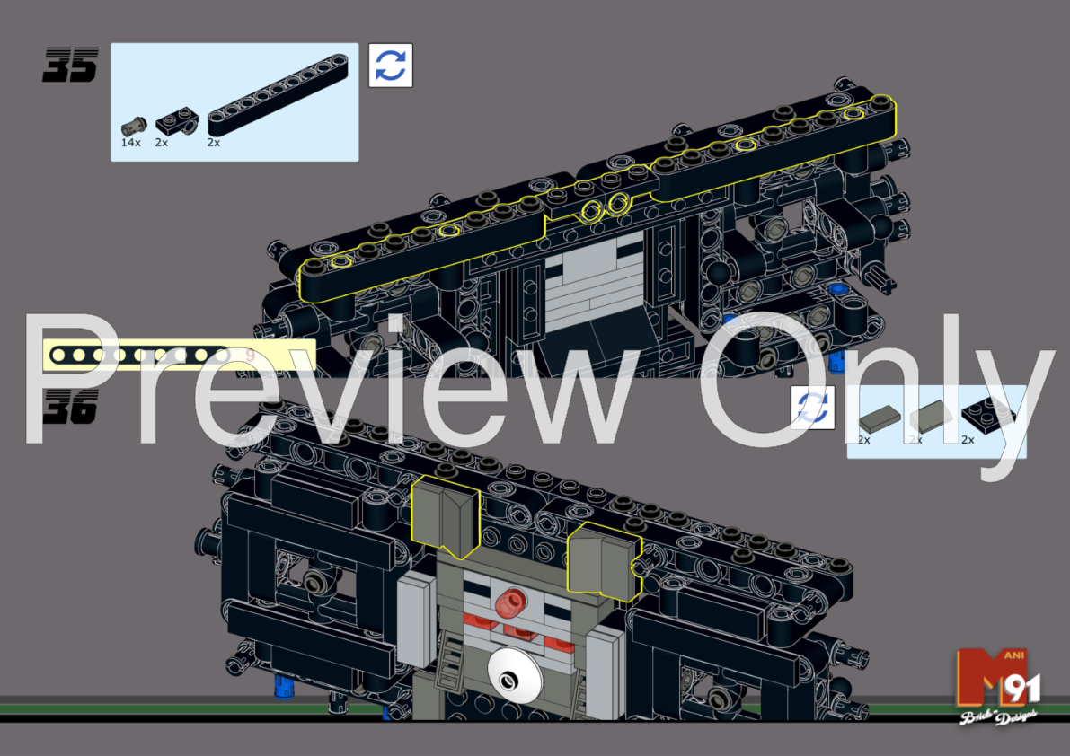 Lego Moc Doc Browns Delorean Remote Control By Mani91 Rebrickable