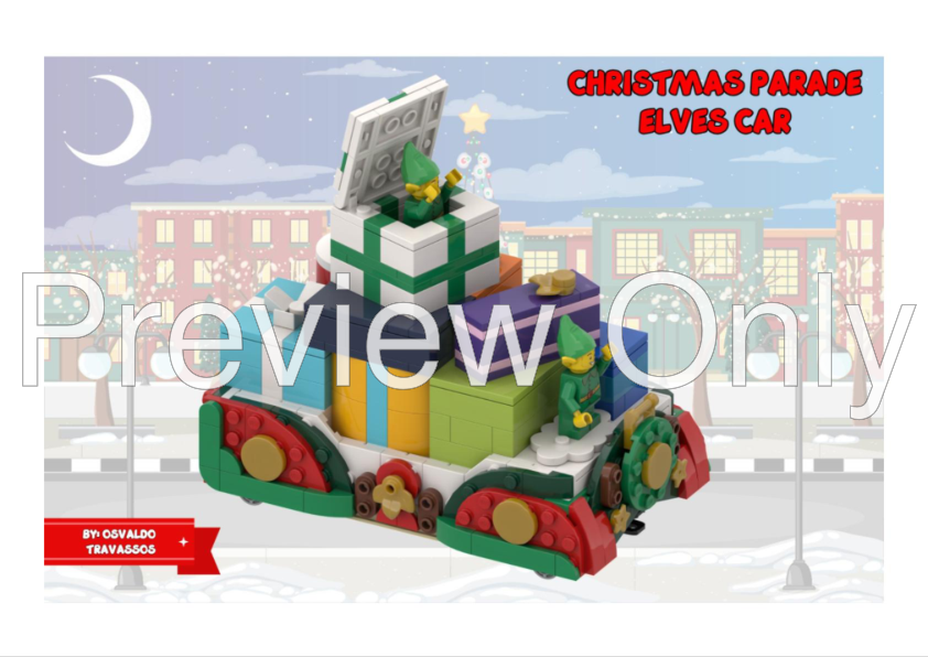 LEGO MOC Christmas Parade by _Nutty_ | Rebrickable - Build with LEGO