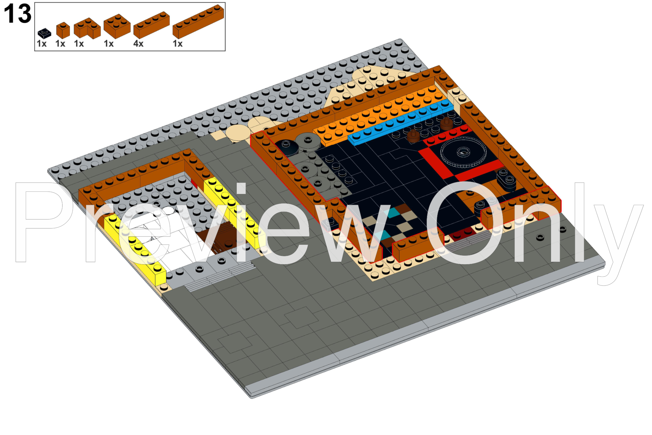 Lego Moc Night Club By Brickative Rebrickable Build With Lego