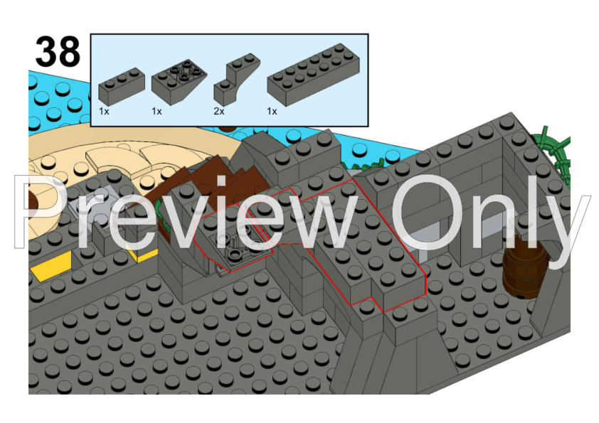 Lego Moc The Lighthouse In The Crags 18th Century Lighthouse By The