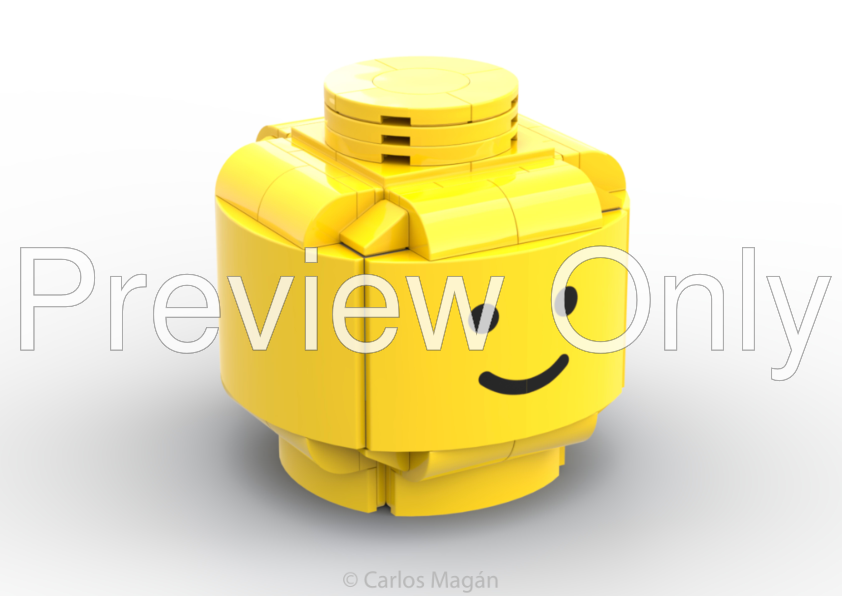 LEGO MOC LEGO Creator 40649 Up-Scaled LEGO Minifigure Complete Head by ...