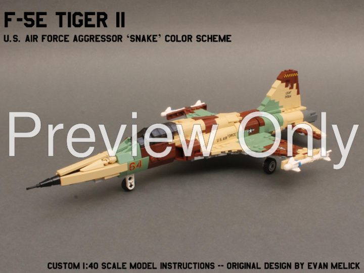 LEGO MOC F-5E Tiger II & MiG-28 Aggressor Pack by Legosim | Rebrickable ...