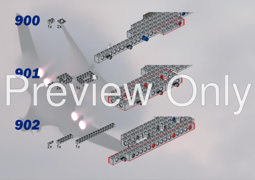 Lego Moc Rockwell B 1 Lancer By Pathaquinous Rebrickable Build With